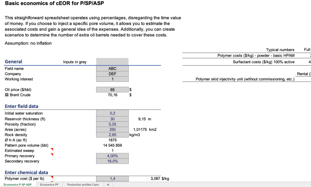 Reservoir Simulation of Polymer Flooding
