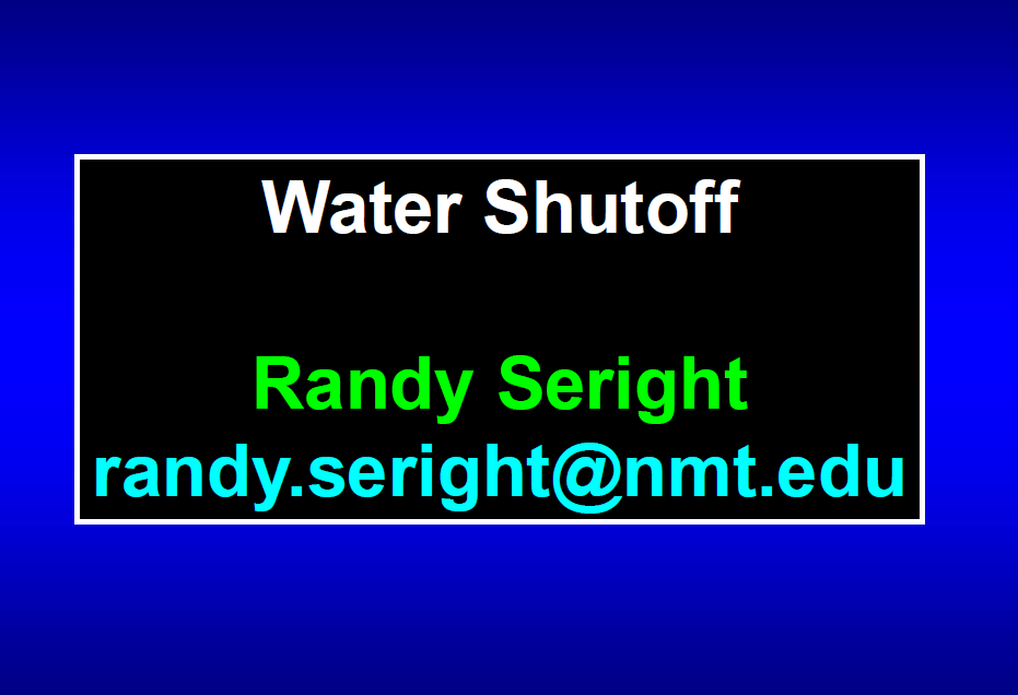 Conformance & Water Shut-Off - Fundamentals & Examples